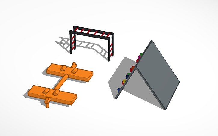 3D design Connor Horning- Monkey bars - Tinkercad