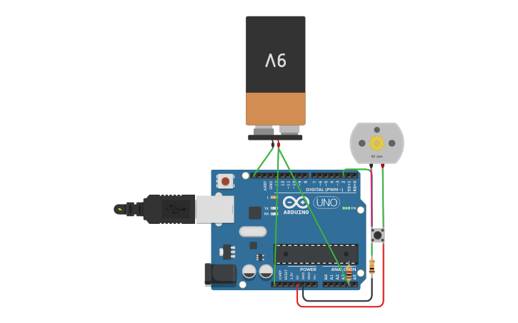 Circuit design Fan Blade - Tinkercad