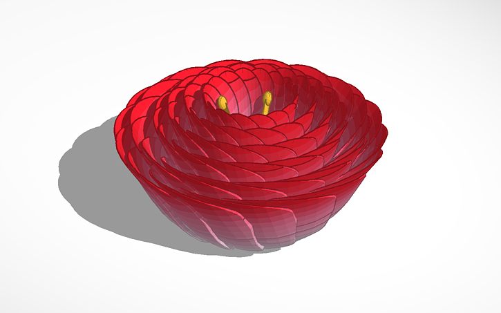 3D design Flower - Tinkercad