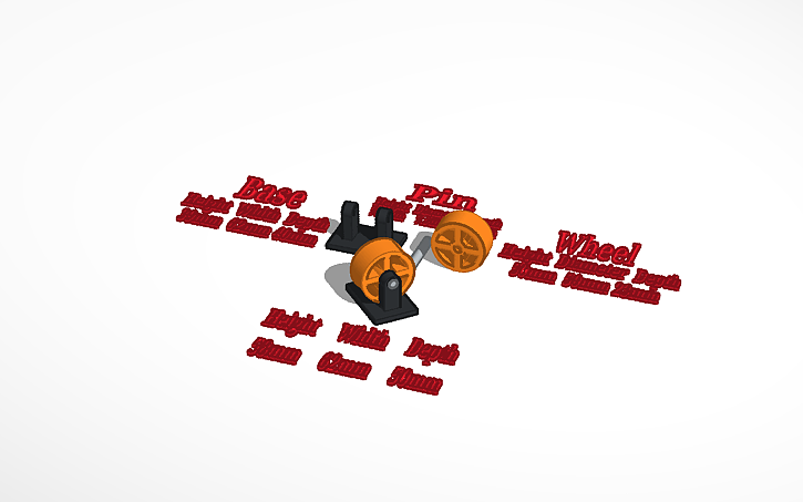 3D design Pivot - Tinkercad