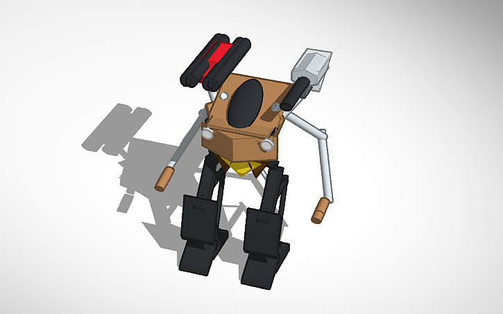3D design робот 21 - Tinkercad