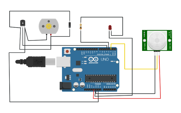 Circuit design LED Demo - Tinkercad