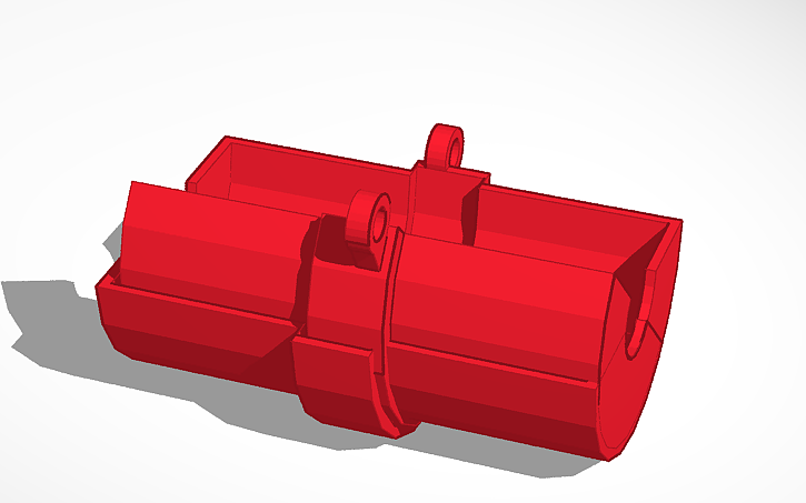 3D design Electrical Plug Lockout - Tinkercad