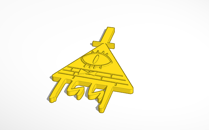 3D design Bill Cipher | Tinkercad