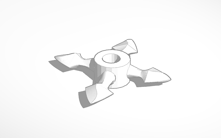 3D design Shuriken - Tinkercad
