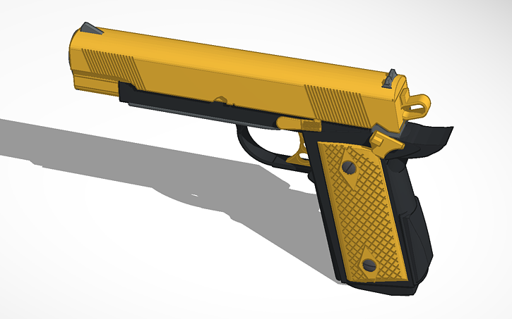 3D design Gun - Tinkercad