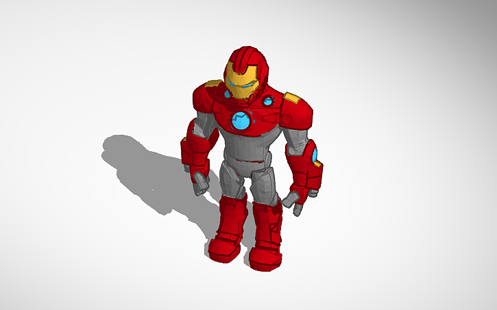 3D design Ultimate Iron-Man - Tinkercad