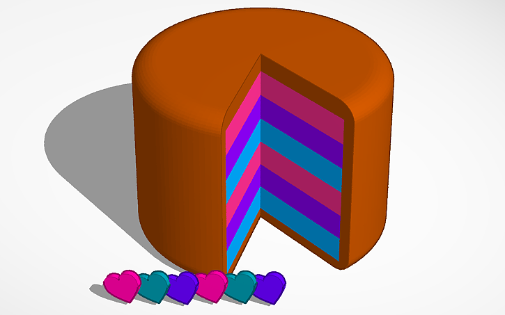 3D design cake - Tinkercad