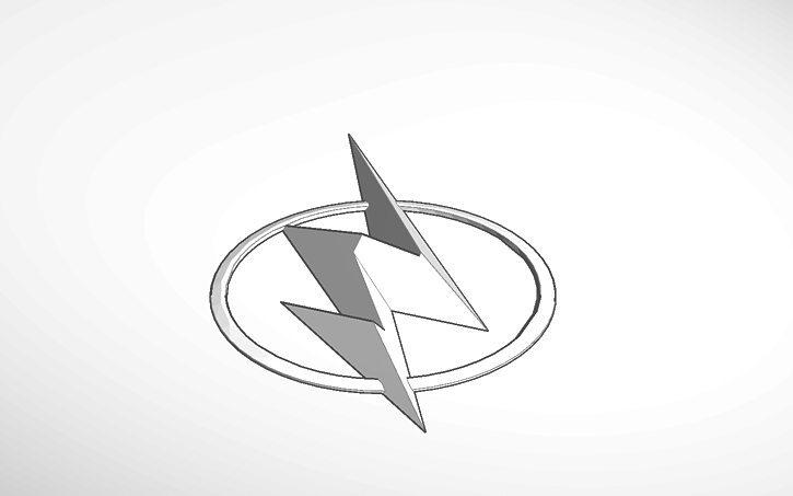 3D design Flash Earing - Tinkercad