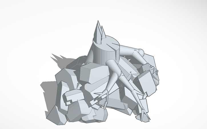 3D design STUMP AND ROCKS 2 | Tinkercad