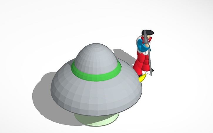 3D design ufo elvis | Tinkercad