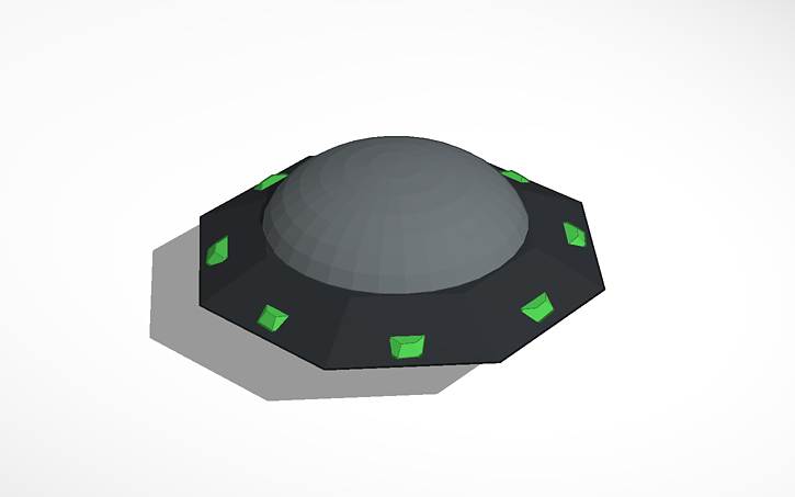 3D design U.F.O - Tinkercad
