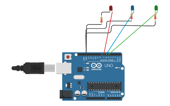 Circuit Design Ejercicio Tinkercad