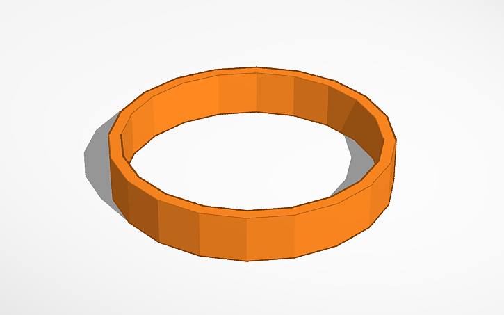 3D design Size 9.5 ring inlay - Tinkercad