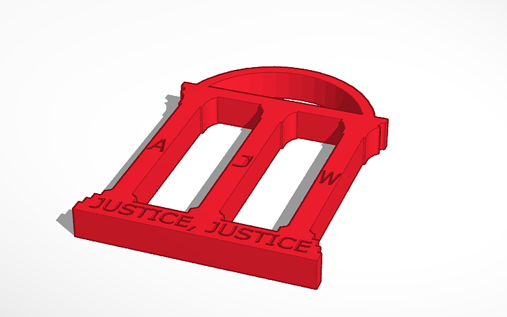 3D design UGA Arch - Tinkercad