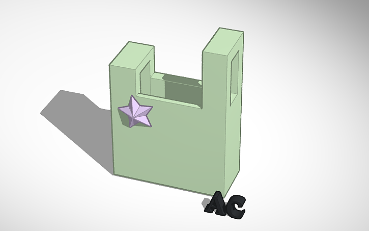 3D design Tote bag - Tinkercad