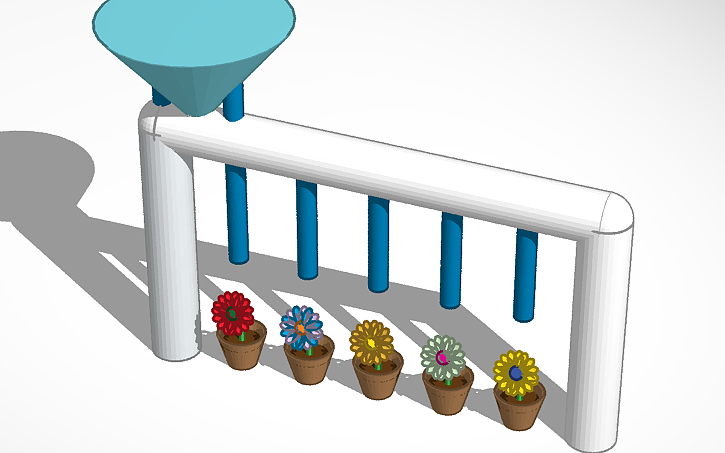3D design Multi-waterer for plants. | Tinkercad