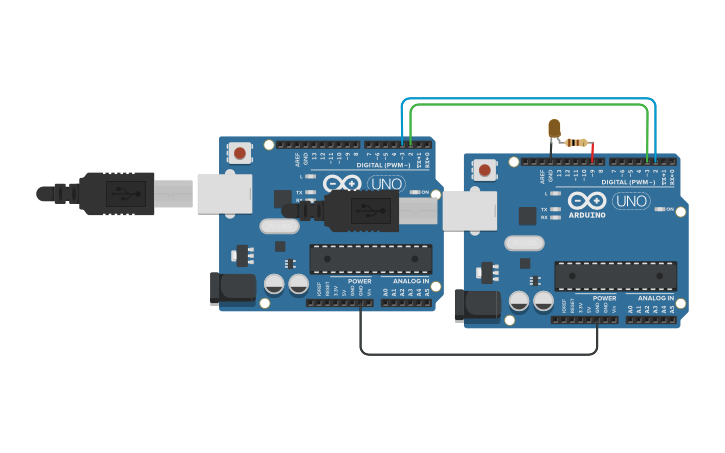 Circuit Design Softwareserial 2 Arduino Tinkercad