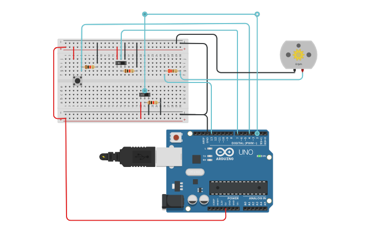 Circuit design ejercicio 2 | Tinkercad