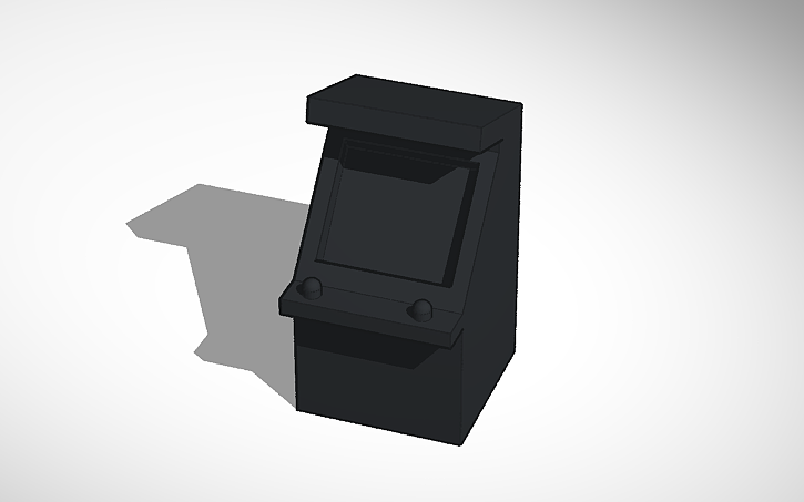 3d Design Arcade Machine Tinkercad