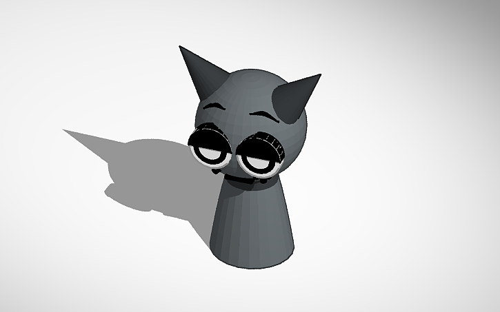 3D design gray sprunki - Tinkercad