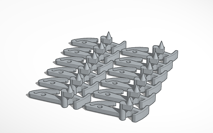 3D design Copy of Horn Hook Couplers HO Scale - Tinkercad