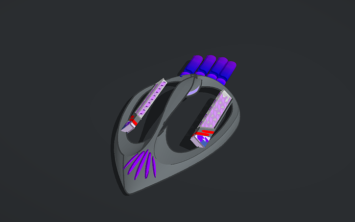 3D design spear class medium gun platform - Tinkercad