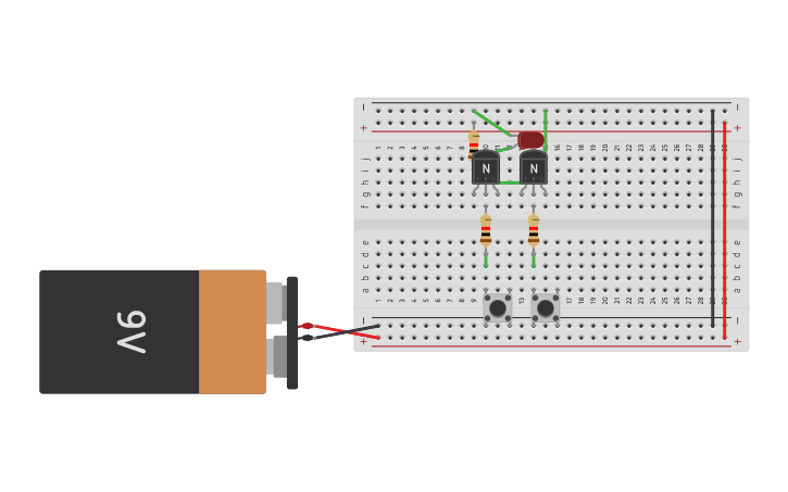 Circuit design XAND Gate - Tinkercad