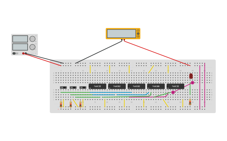 Circuit design Rangkaian 2B - Haifany_1306621076 - Tinkercad
