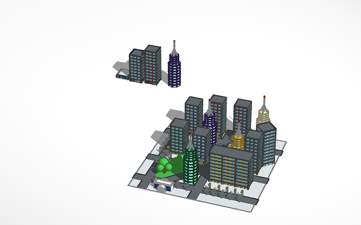 3D design City - Tinkercad