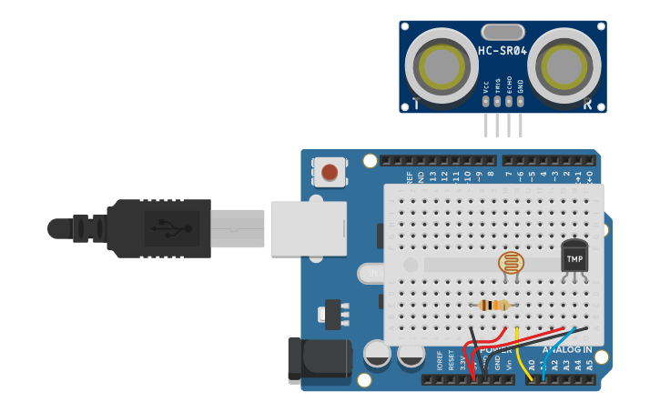 Circuit design Arduino Datalogger - simple - Tinkercad