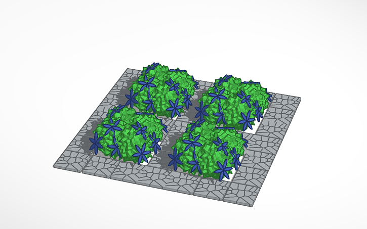 3D design Outside Patio - Tinkercad