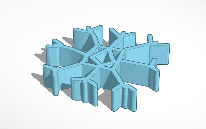 3D design Snowflake - Tinkercad