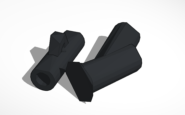 3D design gym_handle - Tinkercad