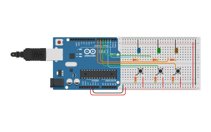 Circuit design proyecto de programacion | Tinkercad