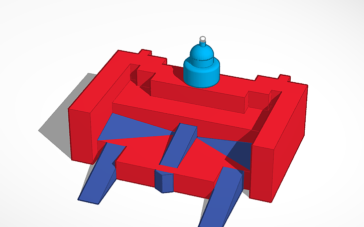3D design INAUGURAL PLATFORM | Tinkercad
