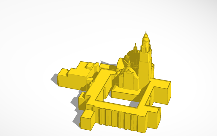 3D design San Diego California Building Museum of MAN - Tinkercad