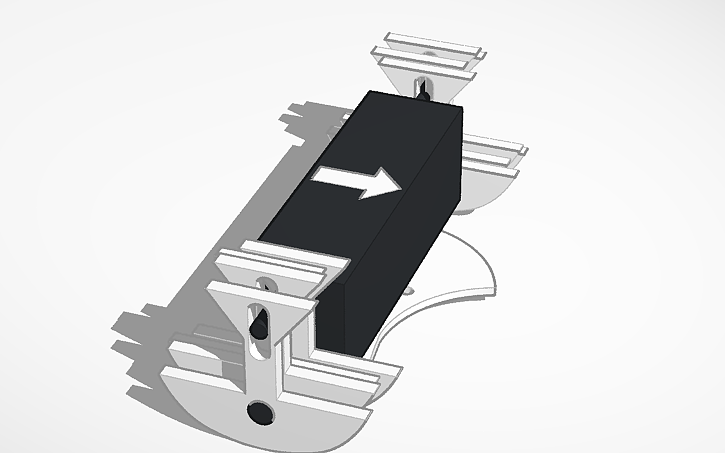 3D design simlab shuffler - Tinkercad