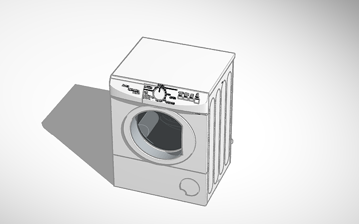 3D design Amica AWCT12L Washing Machine - Tinkercad