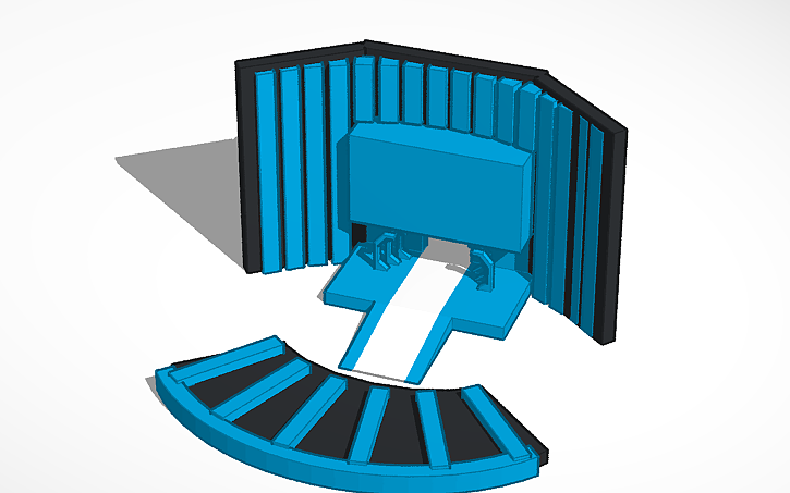 3D design Smackdown stage (2019) | Tinkercad