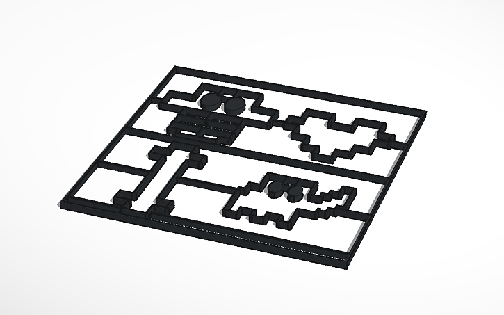 3D design Stained Glass Project - Tinkercad