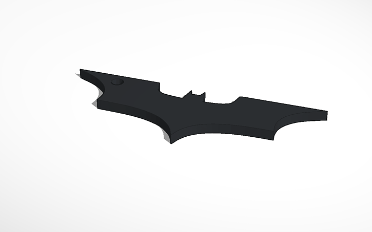3D design Batman Symbol- Palis - Tinkercad