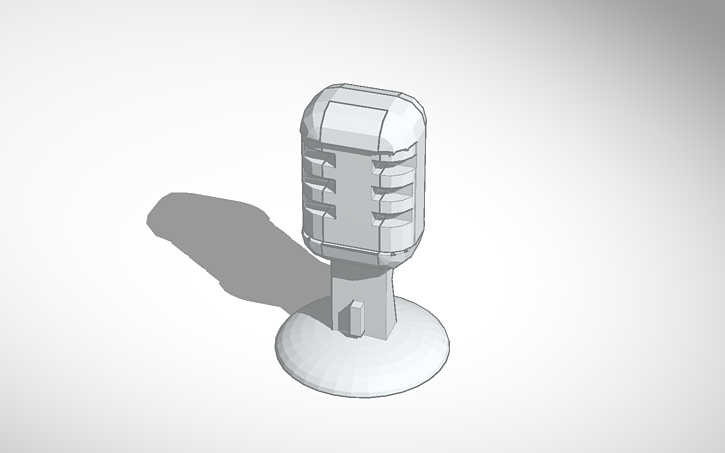 3D design Radio Mic | Tinkercad