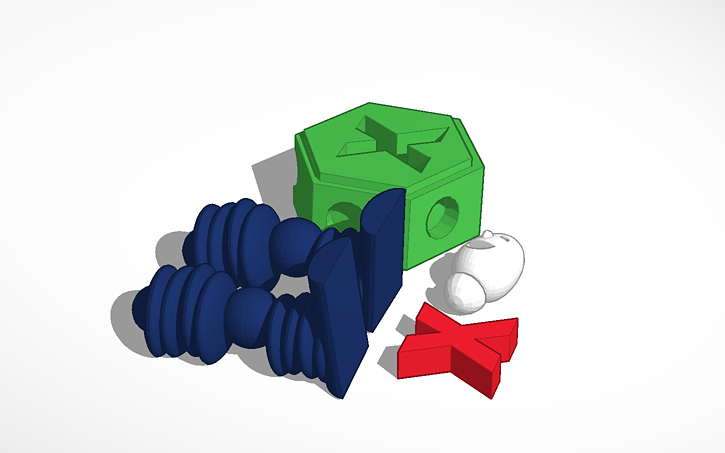 3D design Shape-o-Bot legs and body | Tinkercad