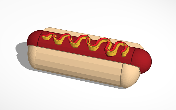 3D design food - Tinkercad