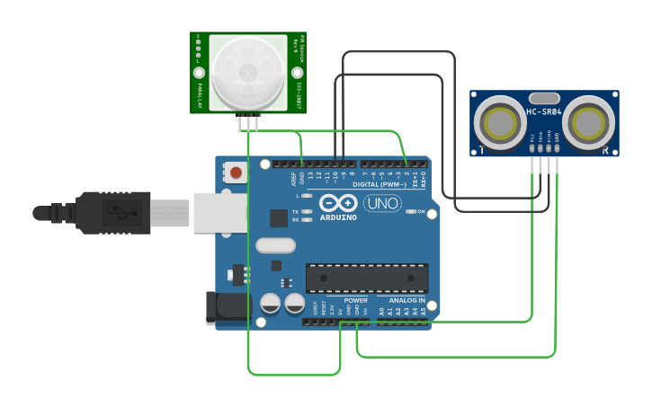 Circuit design sensor | Tinkercad