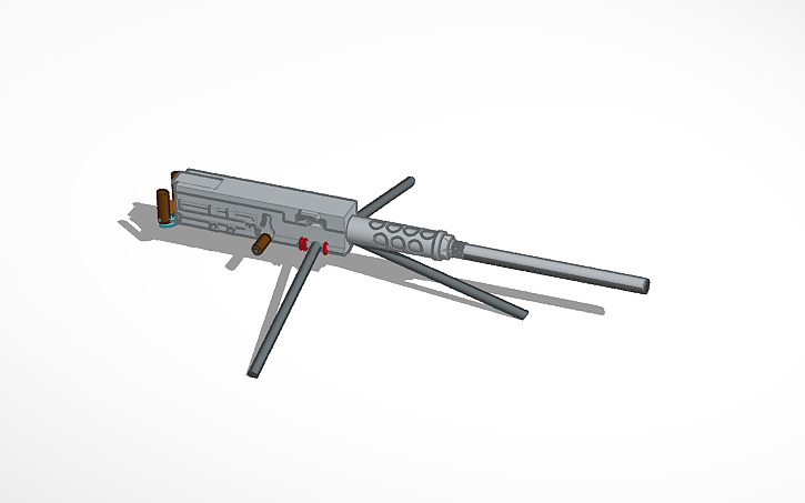 3D design 50 cal - Tinkercad