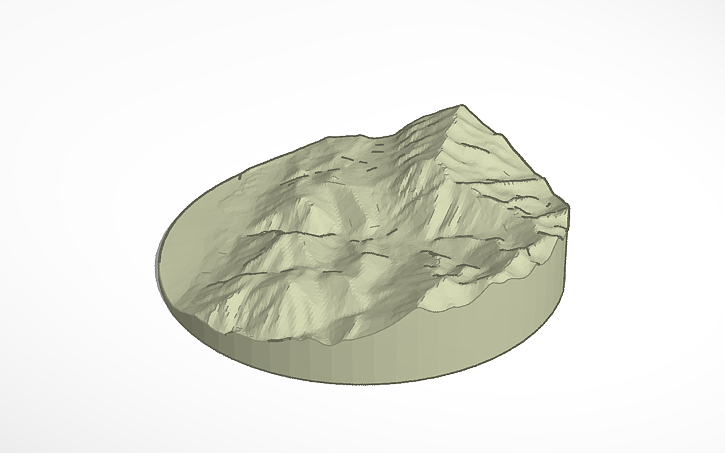 3D design Rock Canyon - Tinkercad