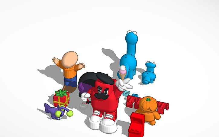 3D design All the boys - Tinkercad