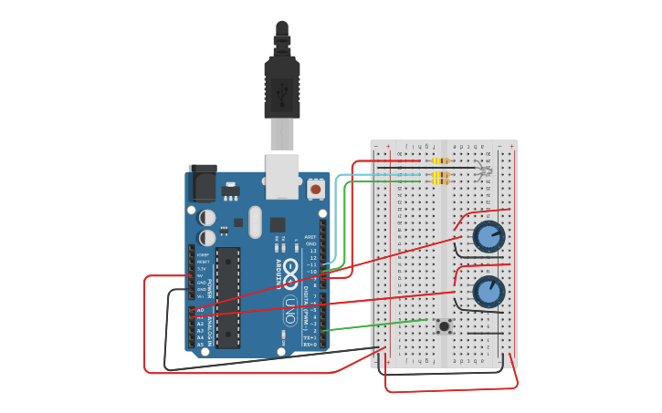 Circuit design ME430 C++ Module | Tinkercad